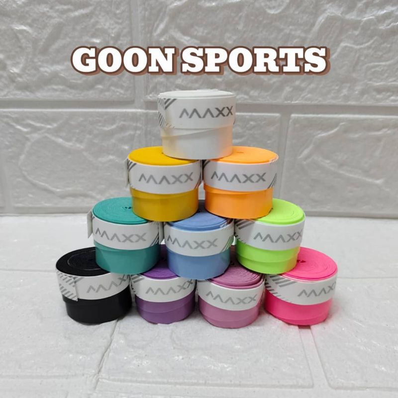 MAXX OVERGRIP BADMINTON RACKET (RANDOM COLOR 10 PCS FREE 1PC) THIN GRIP ...