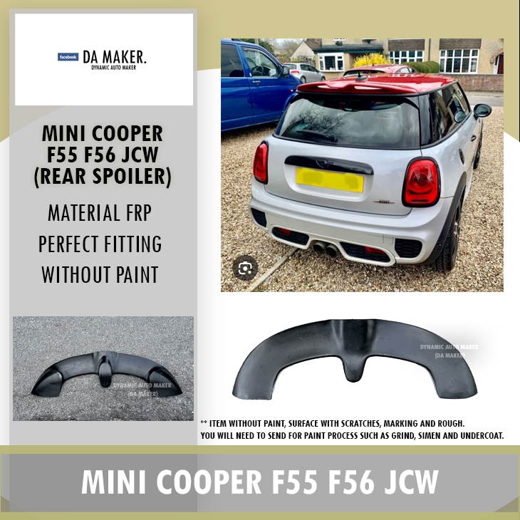 MINI COOPER F55 F56 JCW REAR SPOILER SPORTY SPOILER | Shopee Philippines