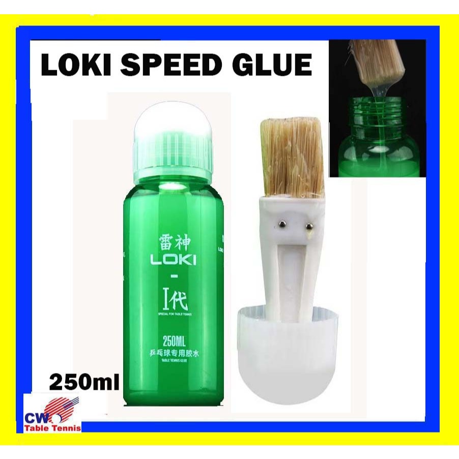 Loki Speed Glue Table Tennis Rubber Glue Ping Pong 250ml Gam Getah Ping ...