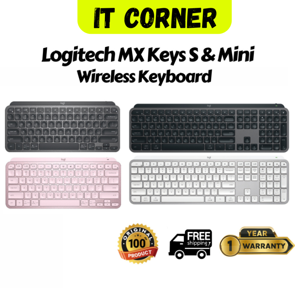 Logitech MX Keys S Wireless Keyboard/ MX Keys Mini | Shopee Philippines