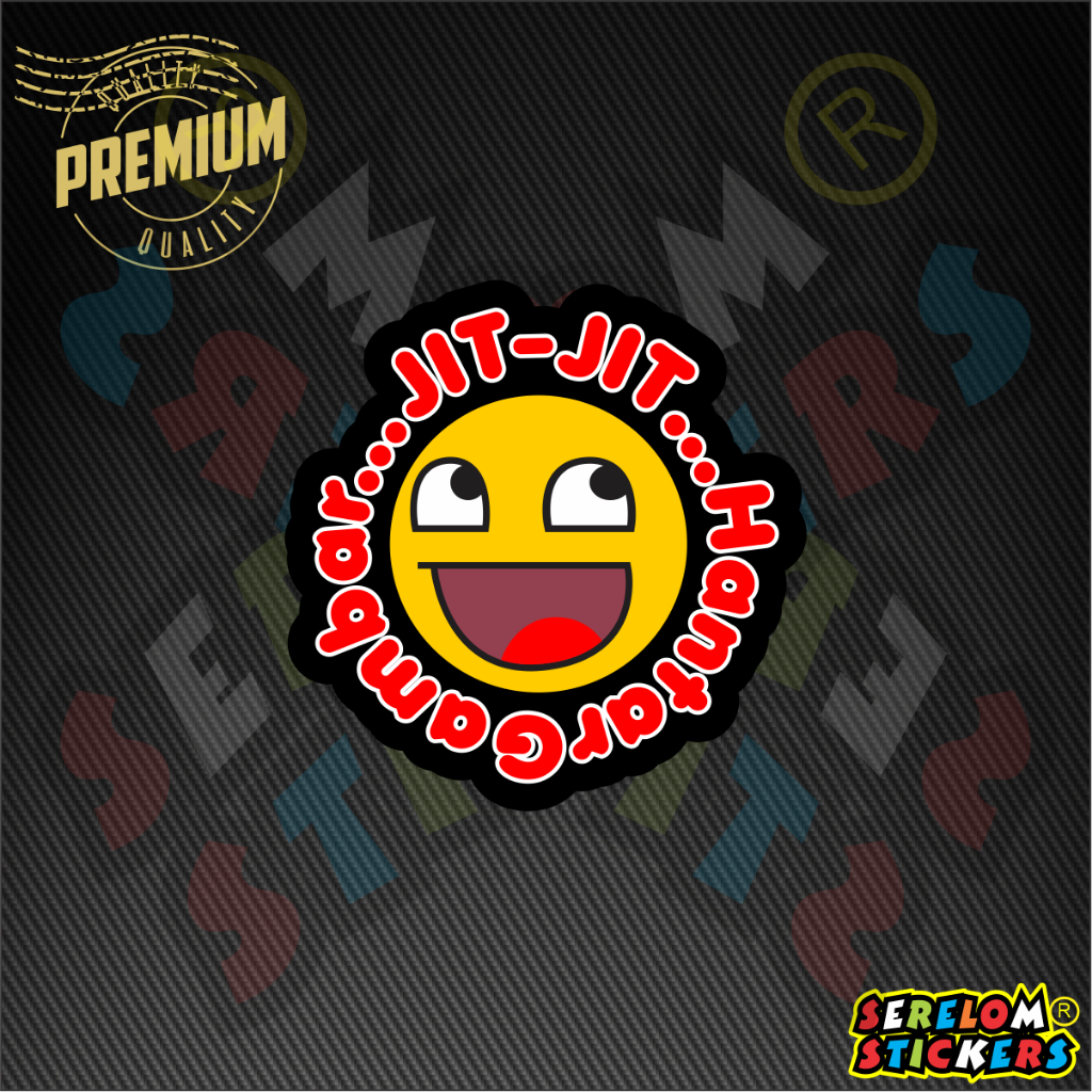 Sticker Kereta Motor Helmet Laptop Lawak Kelakar Jit Hantar Gambar Jit ...