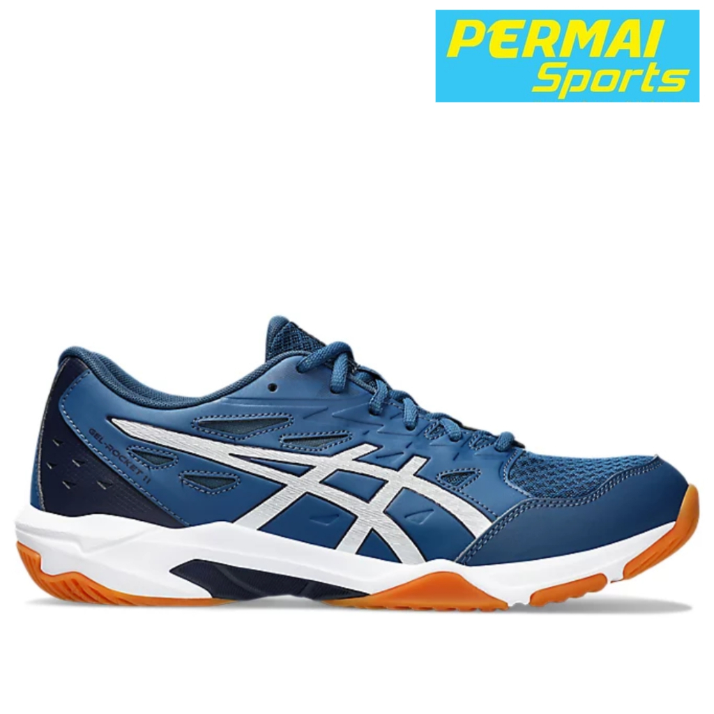 ASICS Shoe Gel Rocket 11 (Mako Blue/Pure Silver) | Shopee Philippines