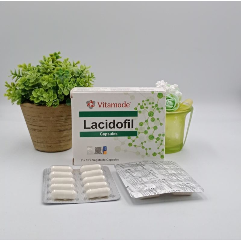 Vitamode Lacidofil Vegetable Capsules 20's | Shopee Philippines