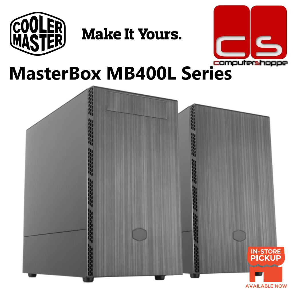 Cooler Master MasterBox MB400L Series Mini Tower PC Case - Steel (With ...