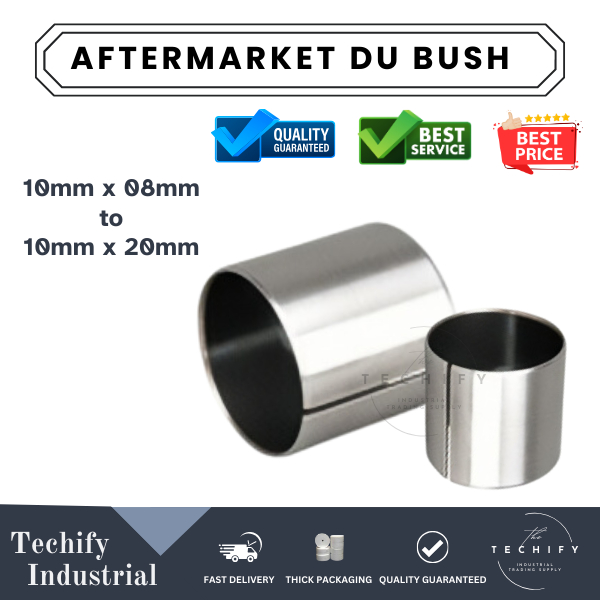 Aftermarket DU Bush ID 10 Sleeve Bearings Oilless Slide Plain Bushing ...