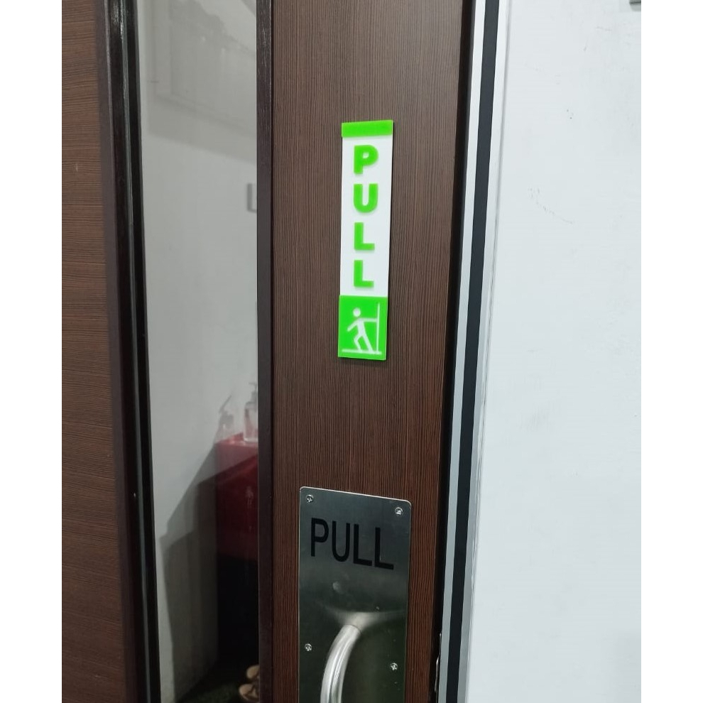 Push & Pull 3D Door Sign | Shopee Philippines