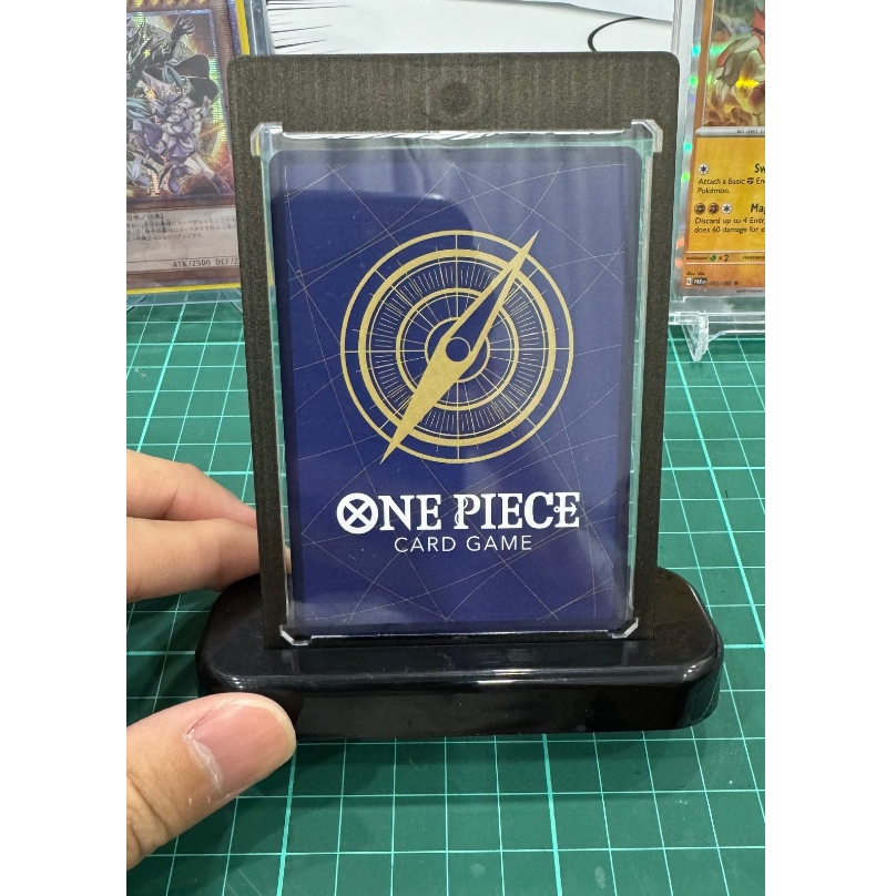 Acrylic Card Display Stand Magnetic Case Holder Triangle for Pokemon ...