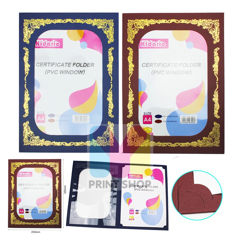 A4 Certificate Folder / Kad Sijil A4 / PVC Cover Window (1'S ...