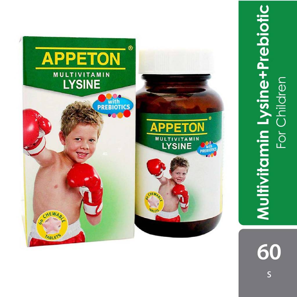 Appeton multivitamin with lysine(60s/120ml) | Shopee Philippines