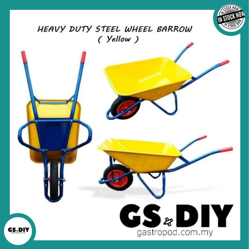 (SIAP PASANG) HD WHEEL BARROW Tayar Kereta Sorong Tolak (Dalam/ Deep ...