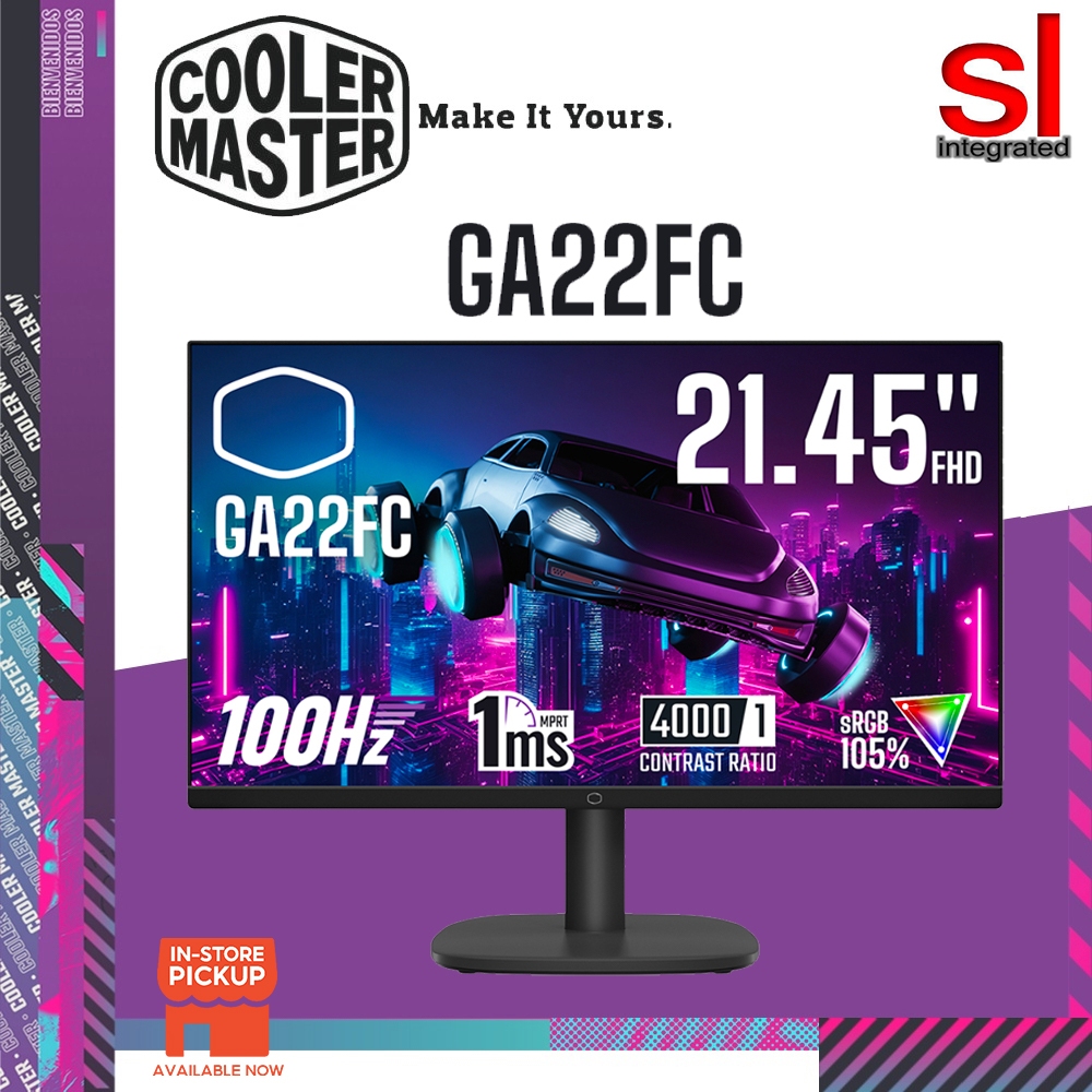 Cooler Master GA22FC 22'' FHD 100HZ 1MS VA Gaming Monitor | Shopee ...