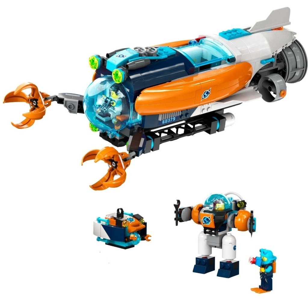 Lego City 60379: Deep-Sea Explorer Submarine (Split Set) Vehicle and ...
