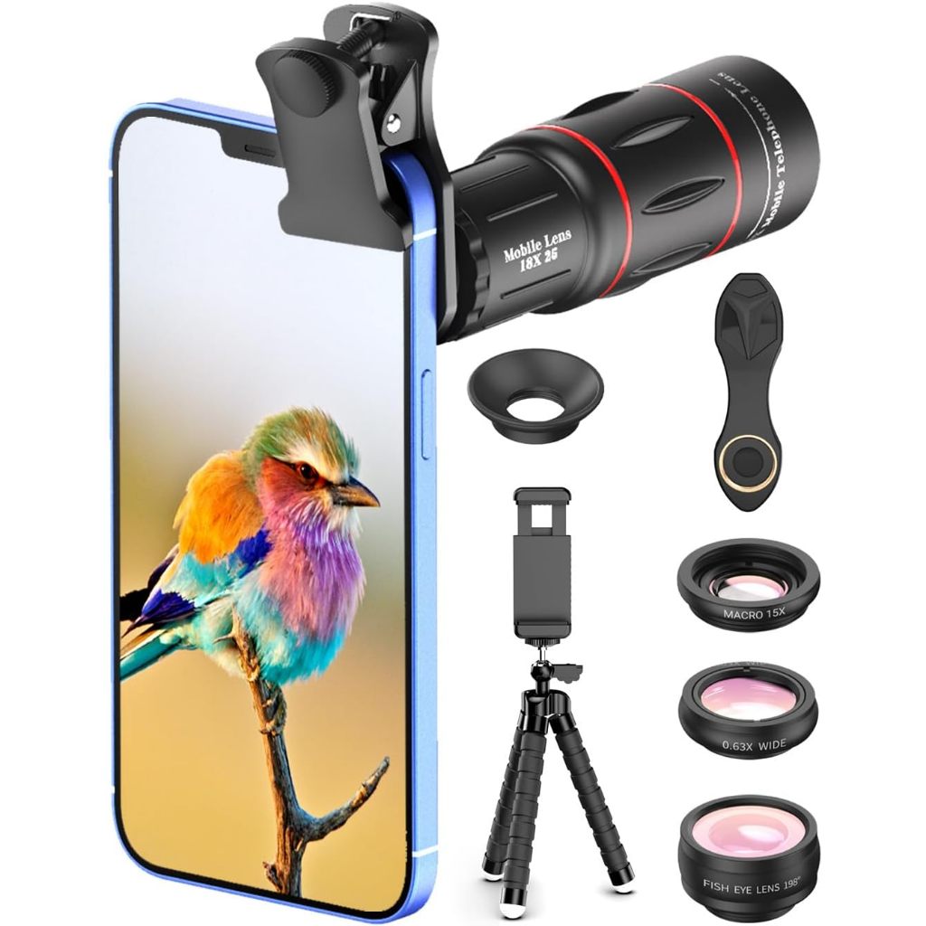Universal 28x Monocular Zoom HD Optical Mobile Phone Lens Observation ...