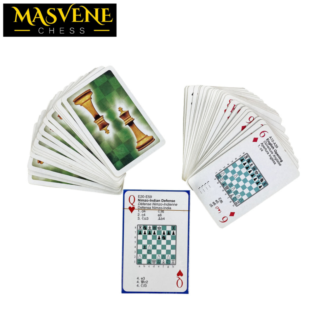 Chess Opening Playing Cards 2 in 1 // Kad Permaninan Catur | Shopee Philippines