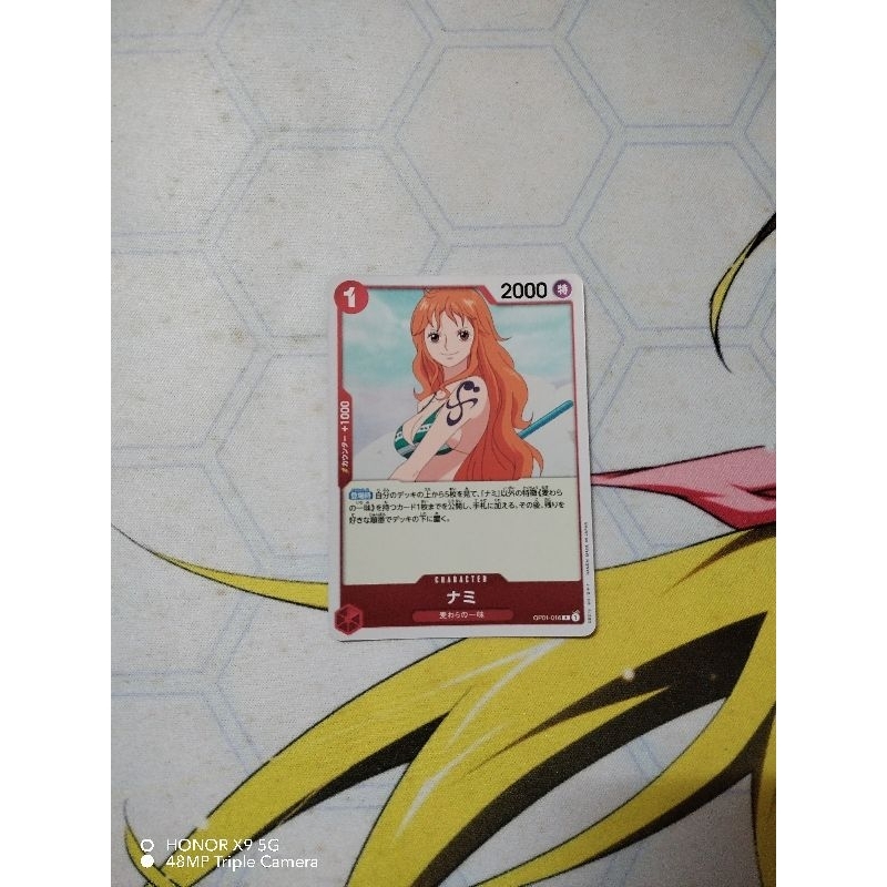 One Piece Card Game Japanese TCG OP01-016 Nami | Shopee Philippines