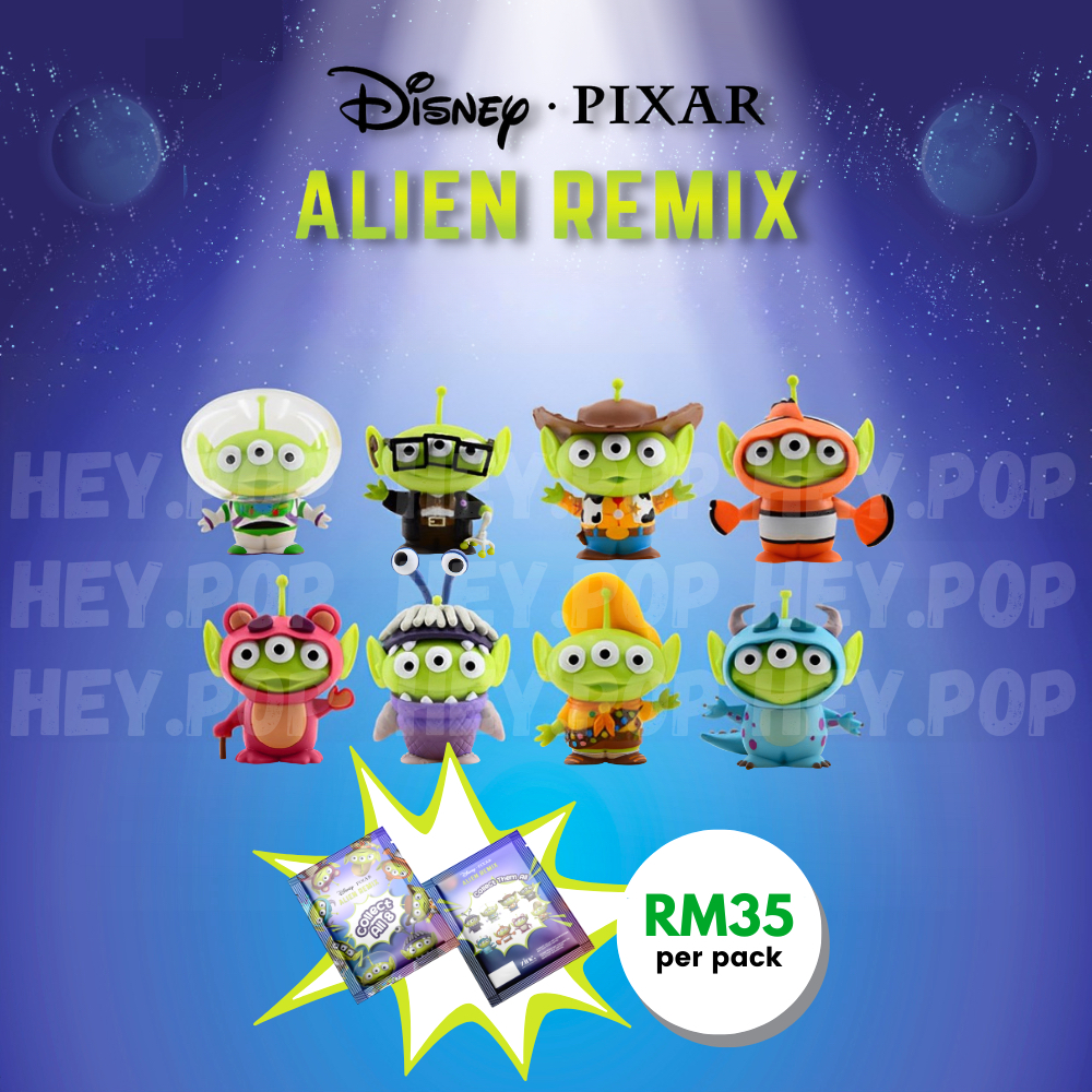 Disney Pixar GSC Alien Remix Blind Box (Toy Story/ Up/ Nemo/ Monsters ...