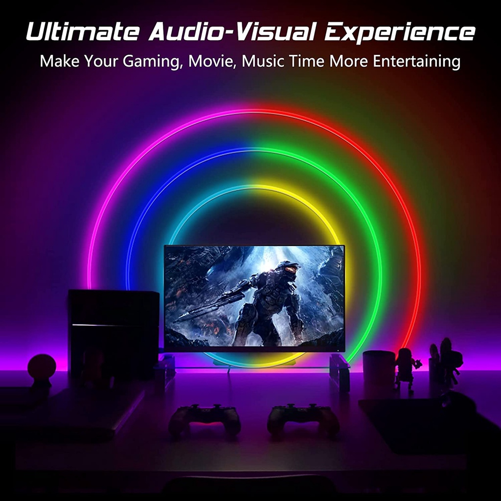 LED 12V 2835 RGB Waterproof Neon Light Running Light Strip With ...