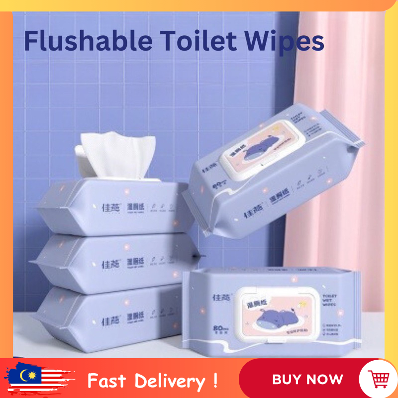 Wet Tissue Multipurpose Flushable Toilet Wipes High Quality Tisu Basah ...