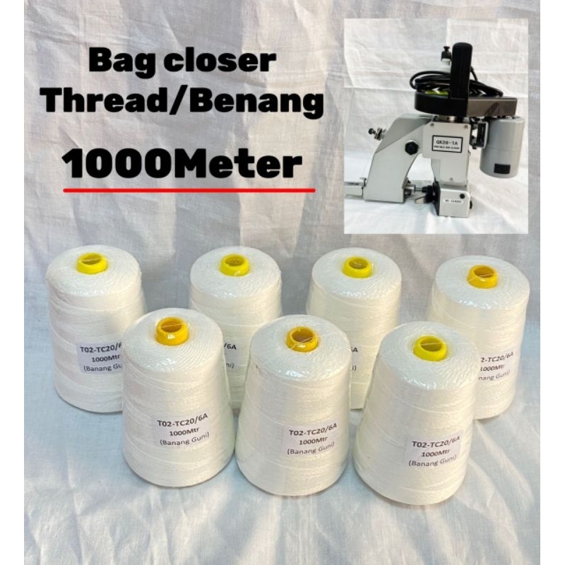 Bag Closer Thread Industrial Bag Sewing Thread Benang Jahit for Bag ...