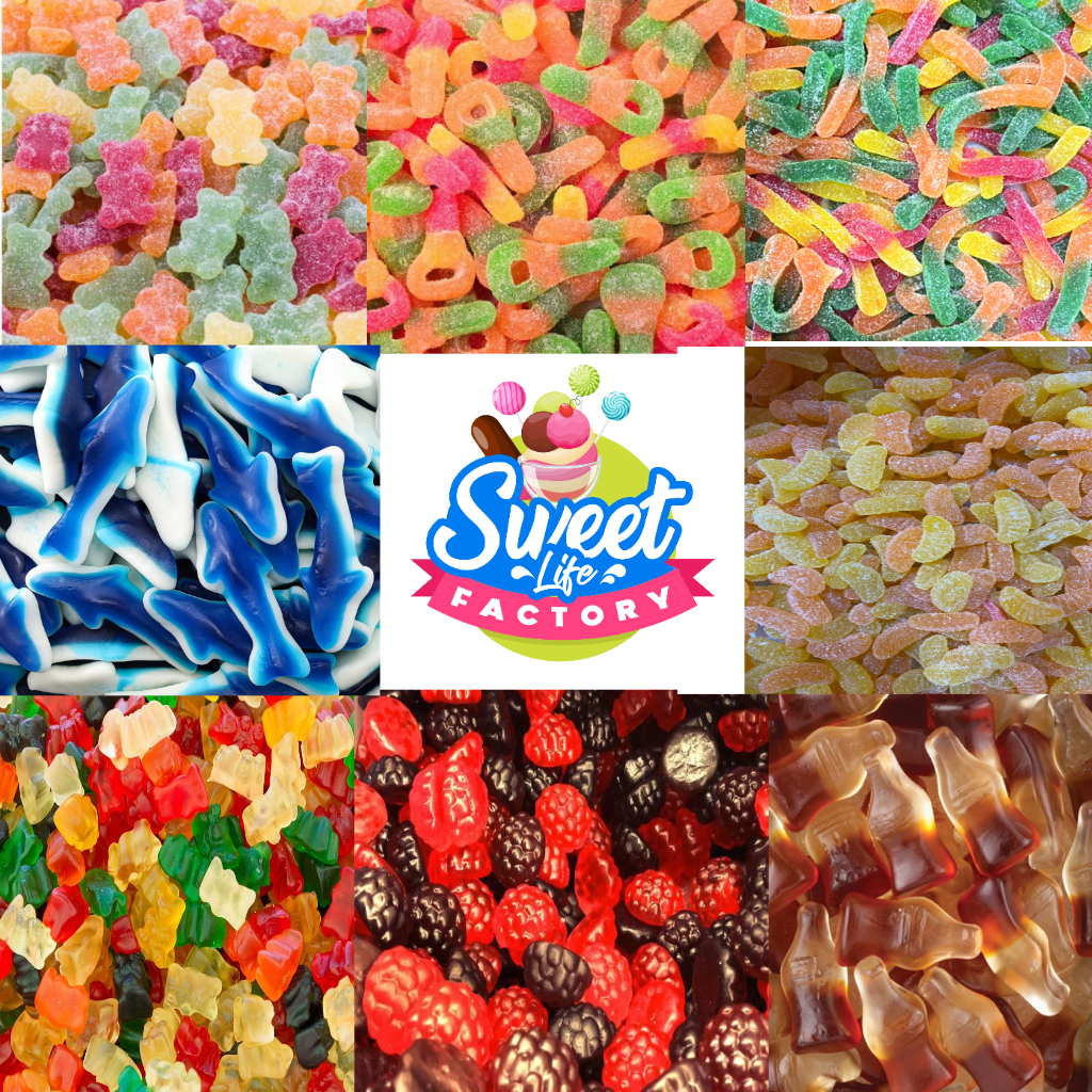 【Swt】Bebeto Haribo Jellopy Assorted Rainbow Mix Sour Belts Repack ...