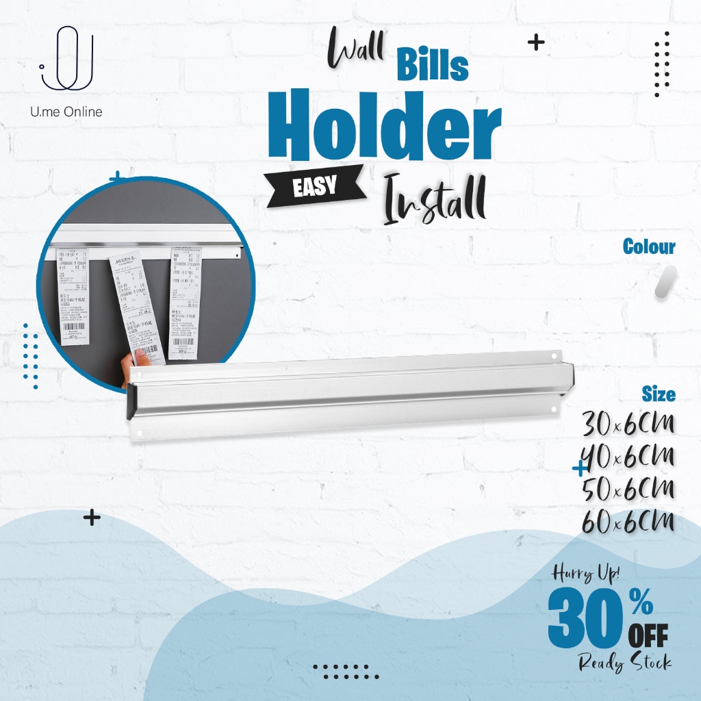 U.me Order Holder Kitchen Menu Clip Wall Bill Holder Hotel Order Slip ...