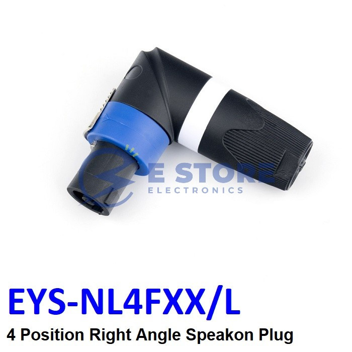 Speakon 4 Position Right Angle Connector - EYS-NL4FXX/L | Shopee ...