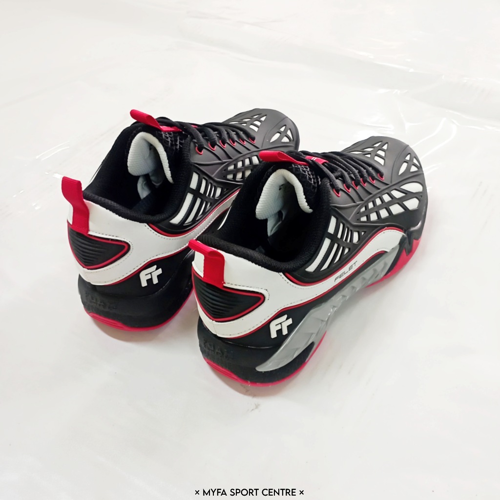 Badminton shoe Felet Spider Boost (Red/Black/Tiffany) | Shopee Philippines