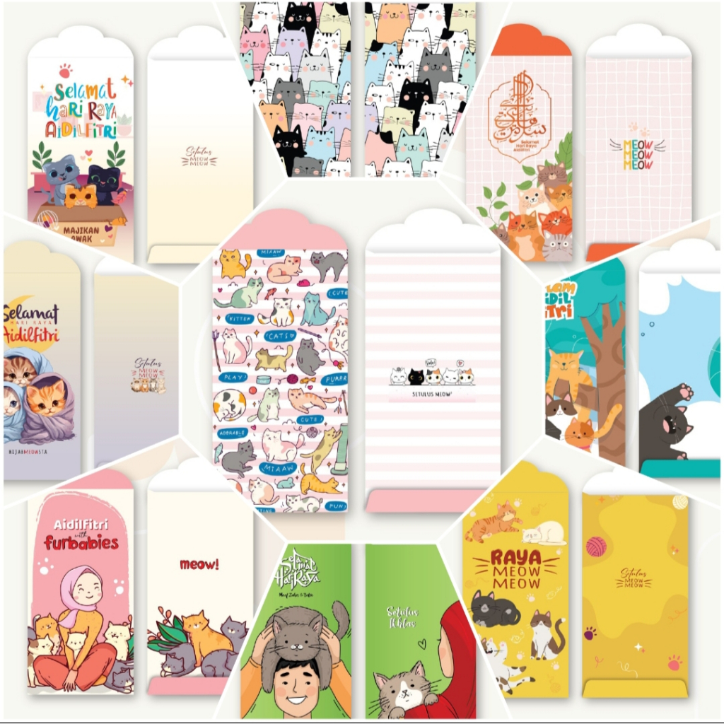 Sampul Raya Kucing 2024 Limited Edition 1Pack 10pcs | Shopee Philippines