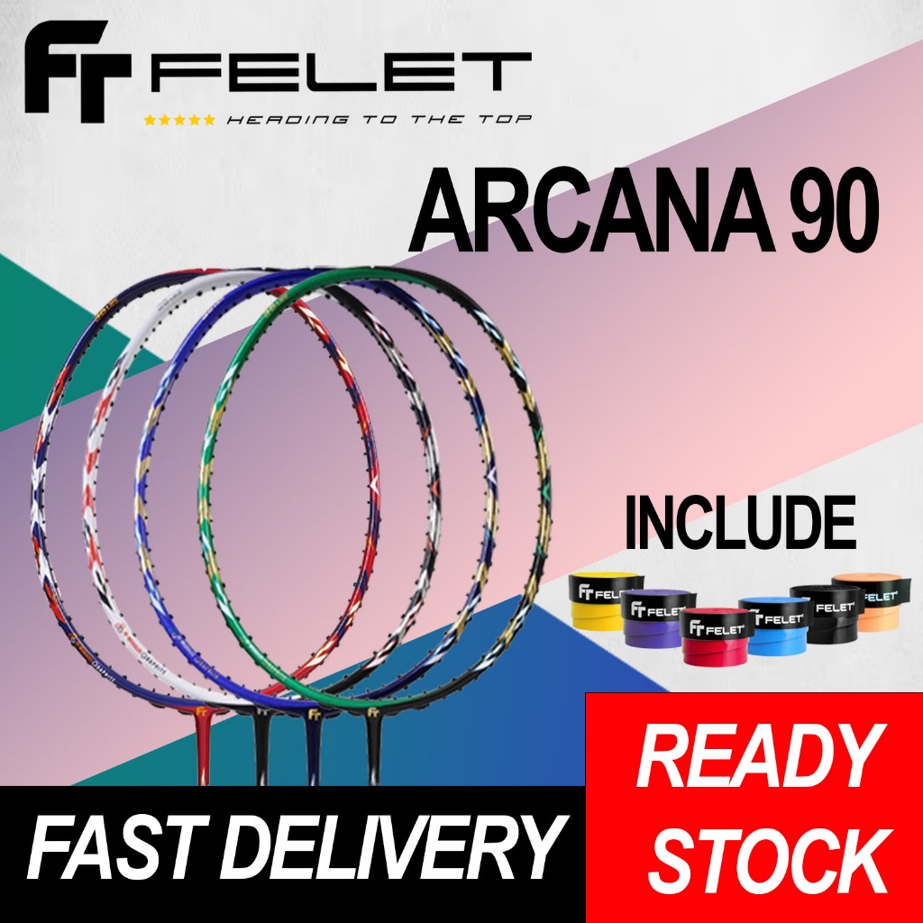 Felet Arcana 90 36LBS 4U Badminton Racket | Shopee Philippines