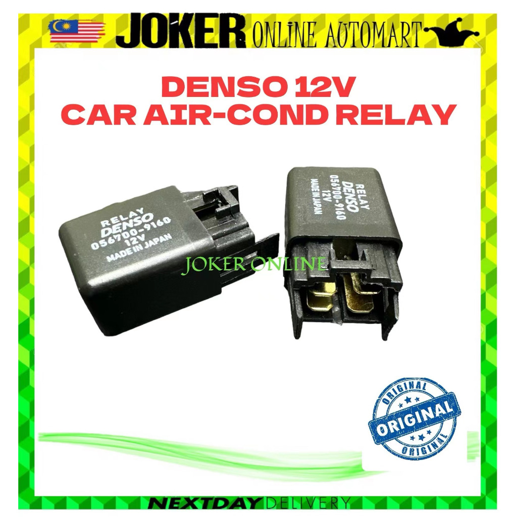 ORIGNAL DENSO LAMP RELAY AIRCOND RELAY & POWER RELAY 056700-9160 (4 PIN ...