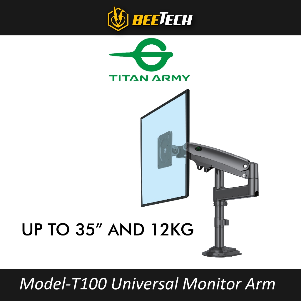 Titan Army Model-T100 Universal Monitor Arm | Shopee Philippines