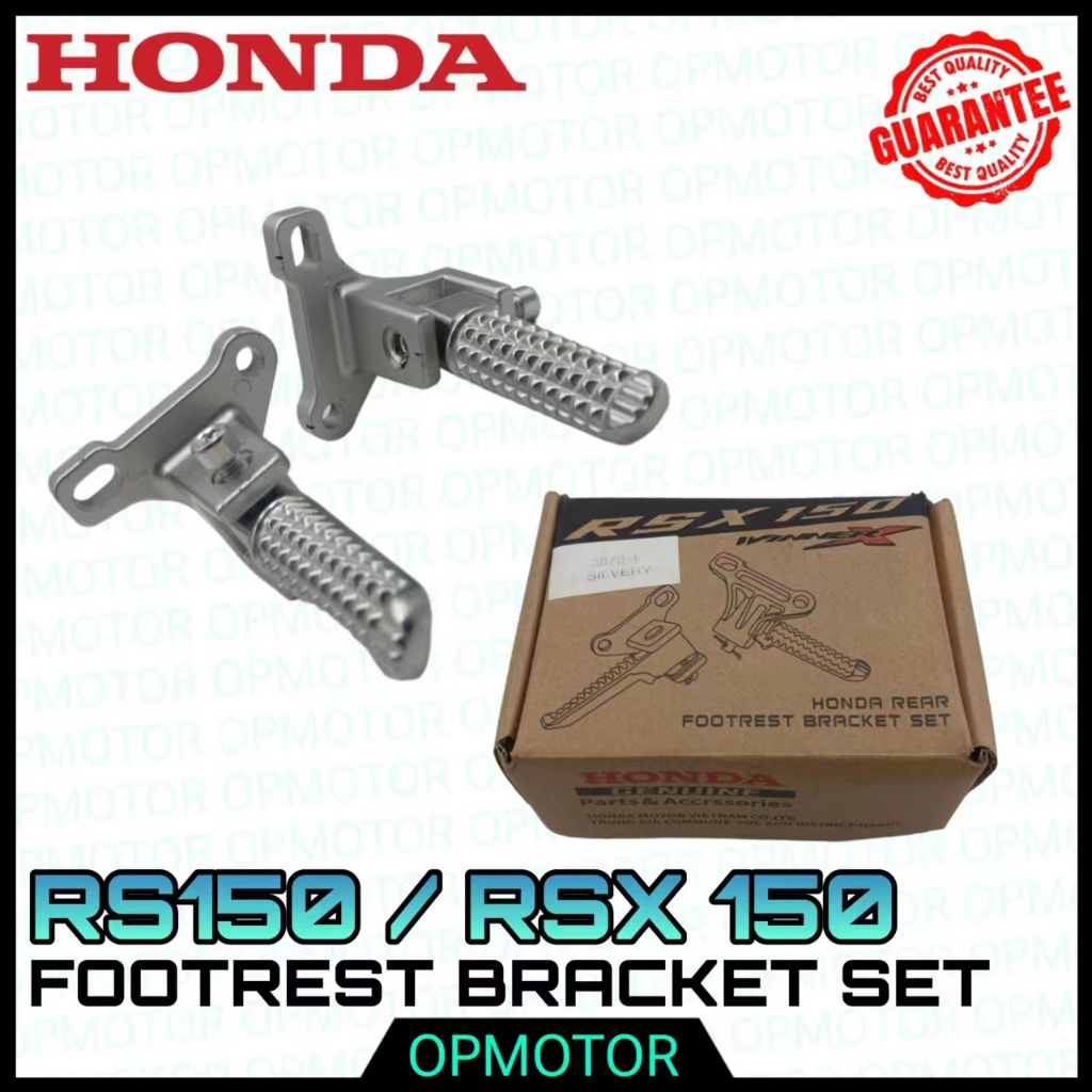 HONDA RS150 RS RSX RSX150 REAR FOOTREST FULL SET TAPAK PEMIJAK BALAKANG ...