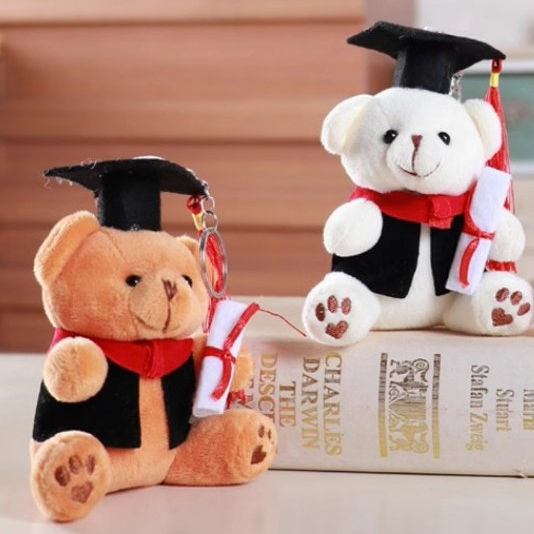 12cm Convocation bear Graduation Bouquet bear Teddy bear Mini bear ...