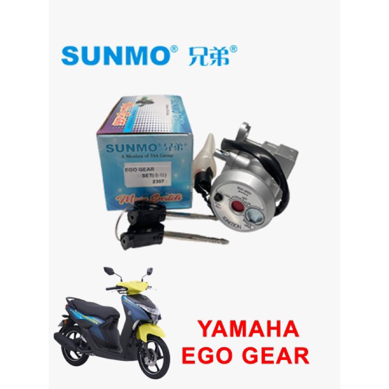 YAMAHA EGO GEAR IGNITION MAIN SWITCH SET FULL SET SWITCH KEY SET SUIS ...