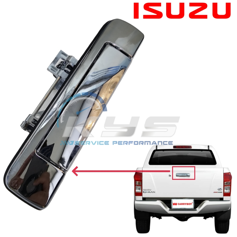 REAR BACK DOOR TRUNK & TAIL GATE BONNET HANDLE chrome ISUZU DMAX D-MAX ...
