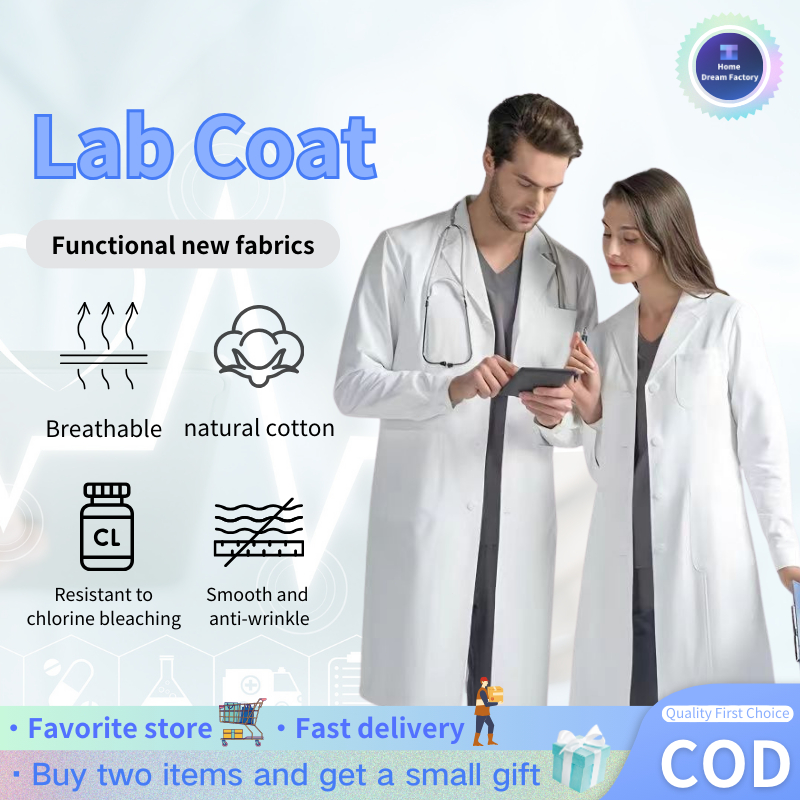 Lab Coat Doctor Coat White Coat laboratory gown lab gown lab coat ...