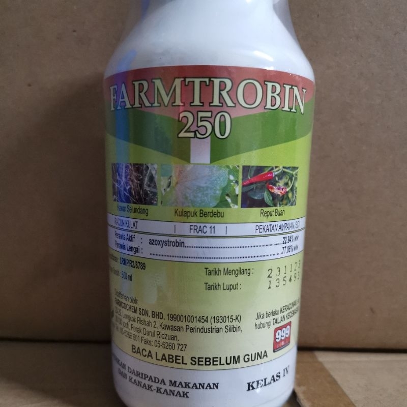 500ML FARMTROBIN 250 AZOXYSTROBIN 22.94%SC SAMA SYNGENTA AMISTAR ...