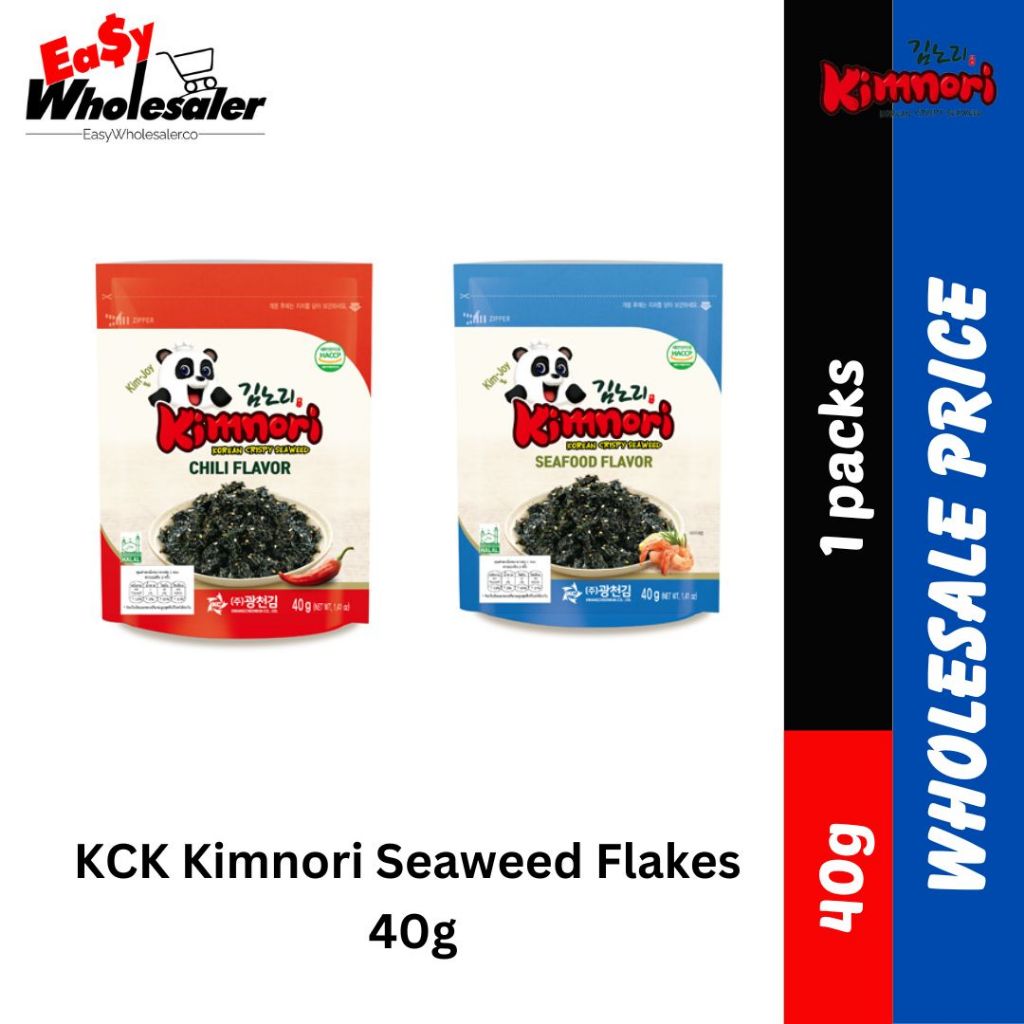 PRICE !!! KCK KIMNORI SEAWEED FLAKES ( CHILI / SEAFOOD FLAVORS ) 40G ...