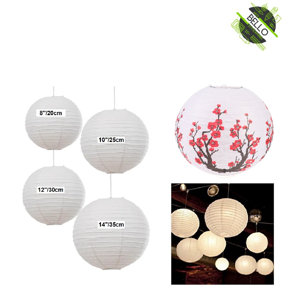 [DIY CRAFT] Round Paper Bamboo Lantern And Wired Lantern With Expender ...