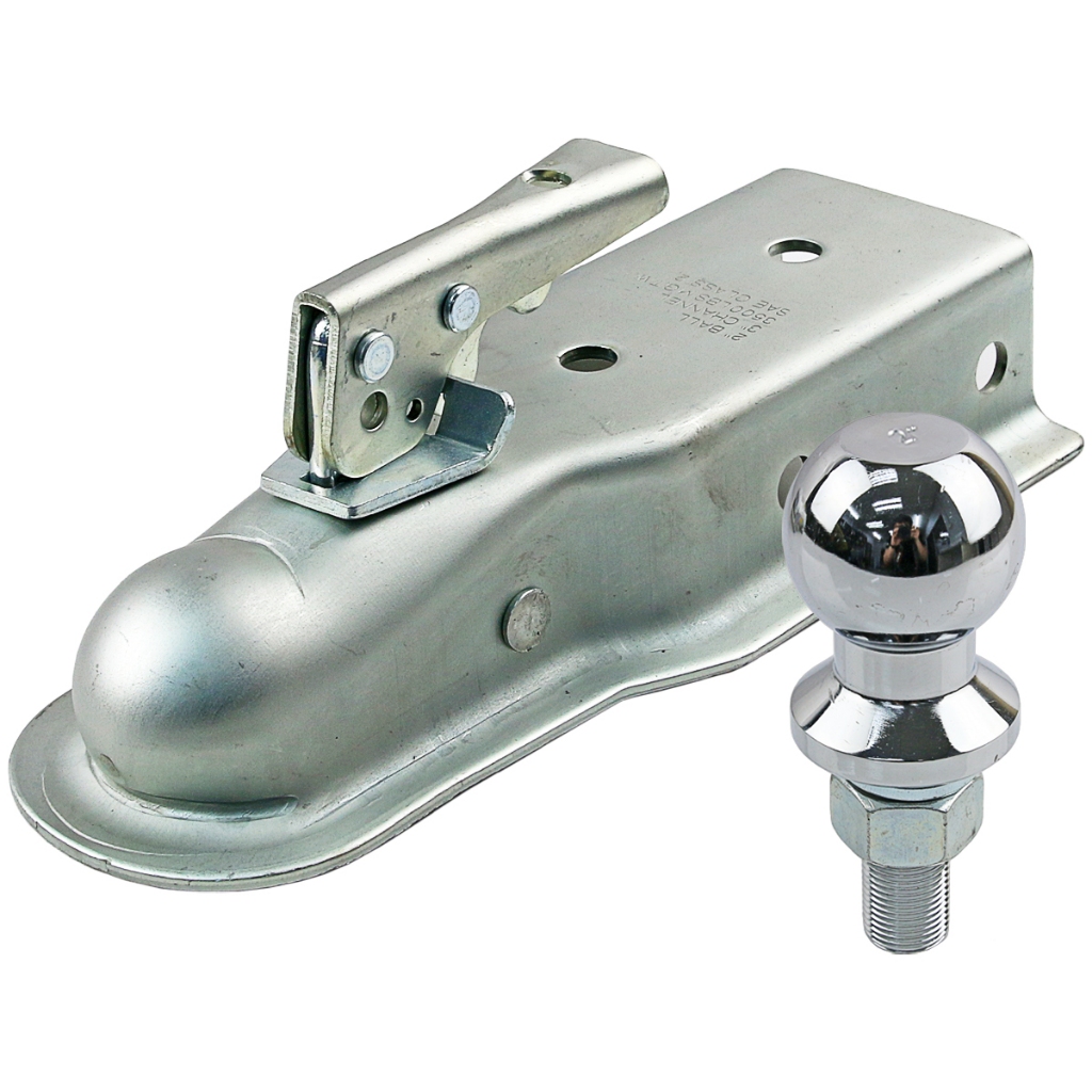 Trailer Coupler For 2" Ball x 3" Tongue 3500LBS (With or Without Ball ...