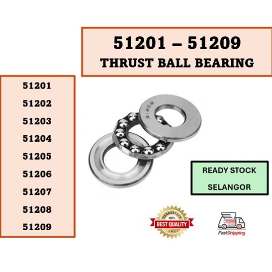 51201 51202 51203 51204 51205 51206 51207 51208 51209 Thrust Ball ...