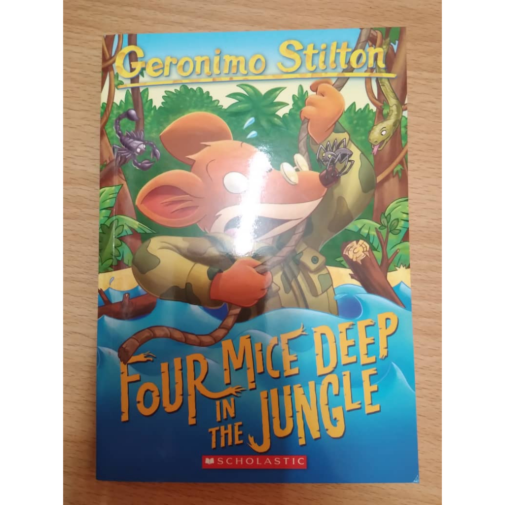 Geronimo Stilton Four Mice Deep in the Jungle (preloved but condition ...