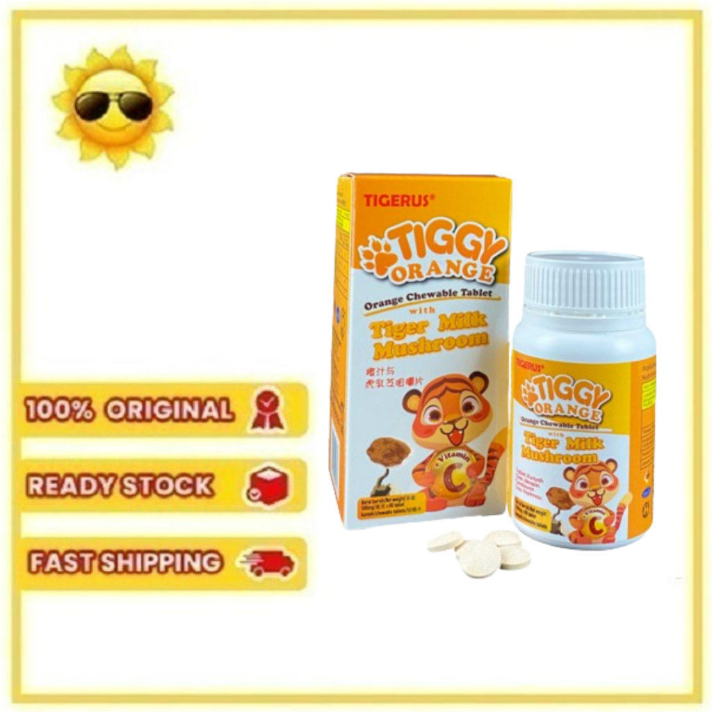 TIGERUS TIGGY Orange Chewable Tablets | Shopee Philippines