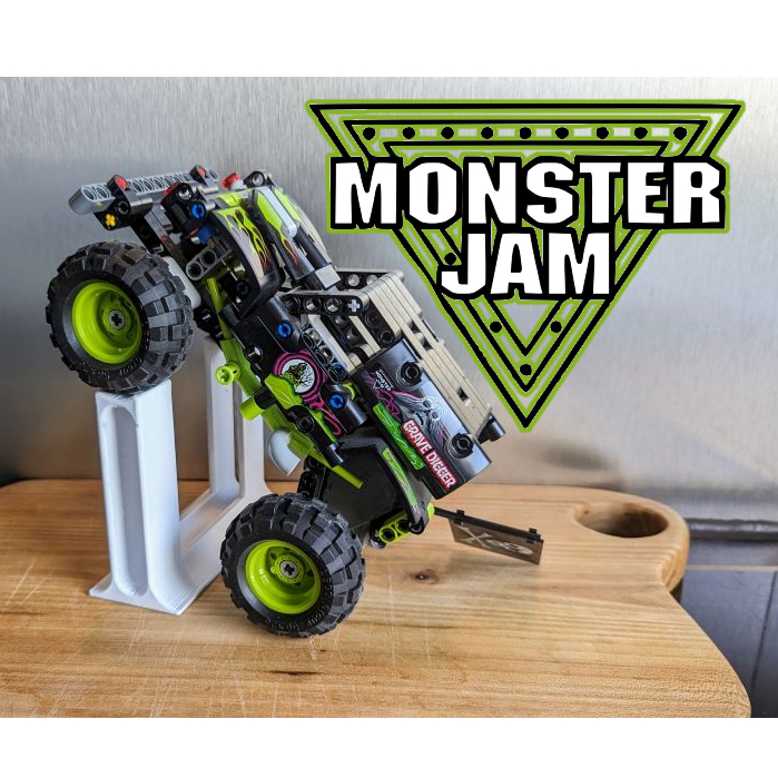 Monster jam Lego Stand, Mount, Display Lego Holder Organiser | Shopee ...