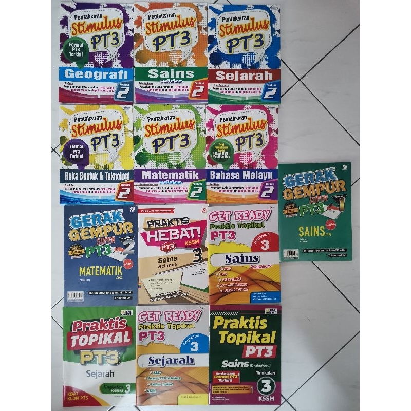 Reference Exercise book PT3 Exercise book Form 1, 2, 3 Science History ...