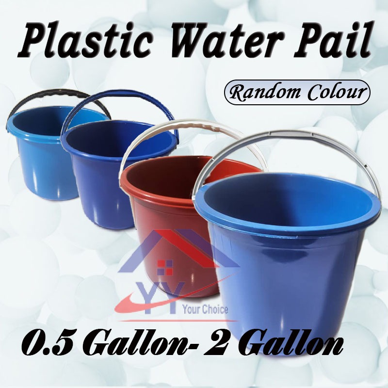 0.5-2 Gallon Plastic Pail/Plastic Water Bucket/Tong Plastic/Tong Air ...