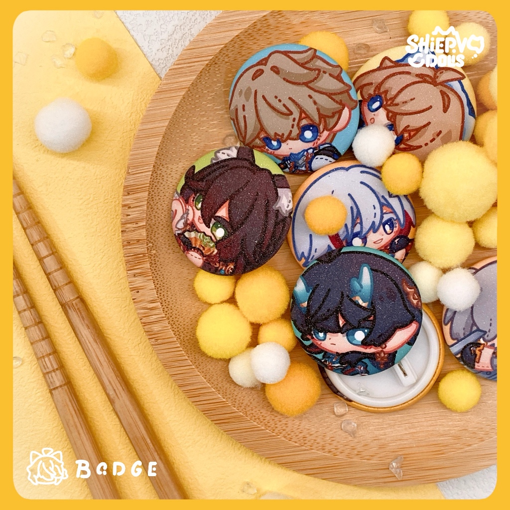 [Shiervodolls] HSR Button Badge 32mm Honkai Star Rail 崩坏星穹铁道 | Shopee ...
