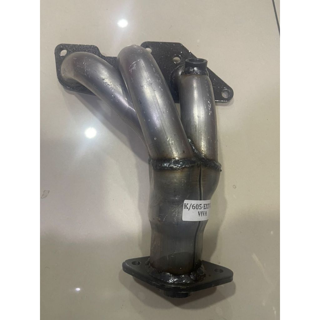 Peroduo Viva Exhaust Pipe putih Extractor Header Exhaust 3X1 | Shopee ...