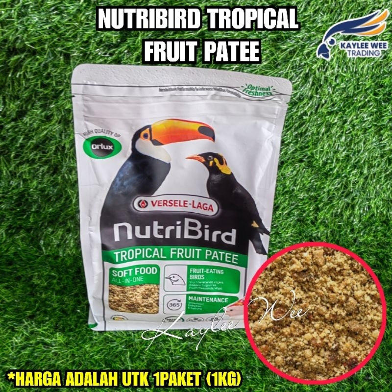 CLEARANCE NUTRIBIRD TROPICAL FRUIT PATEE 1KG | Shopee Philippines