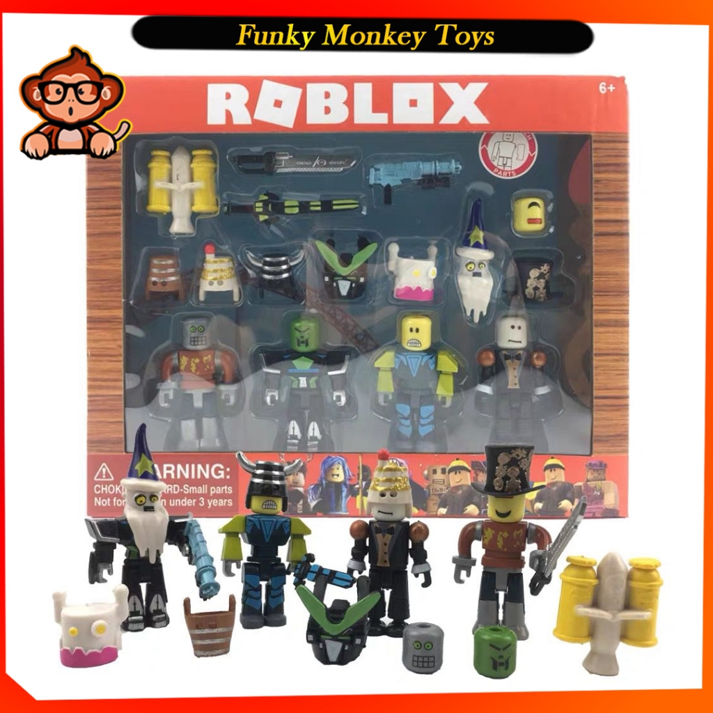 Virtual World Minifigure Roblox Blocks Action 7cm PVC Model Figurines ...